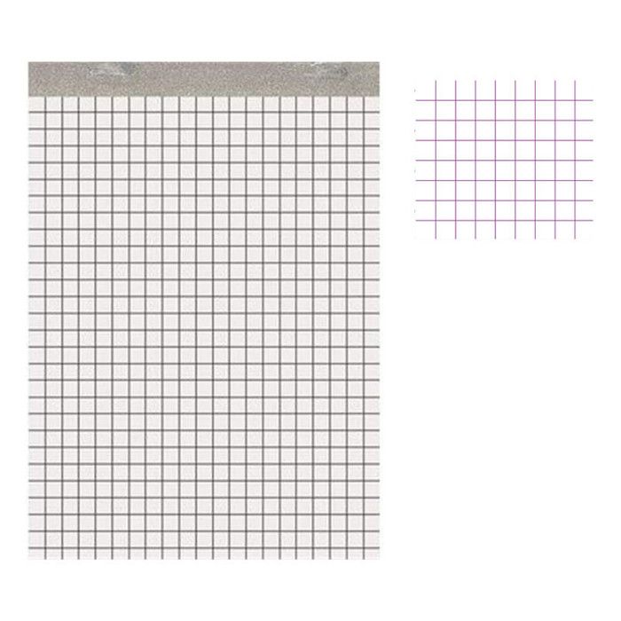 Bloc-Notes agrafé - 29,7 cm x 21 cm x 0,9 cm - 200 pages - 56g - Petits ...