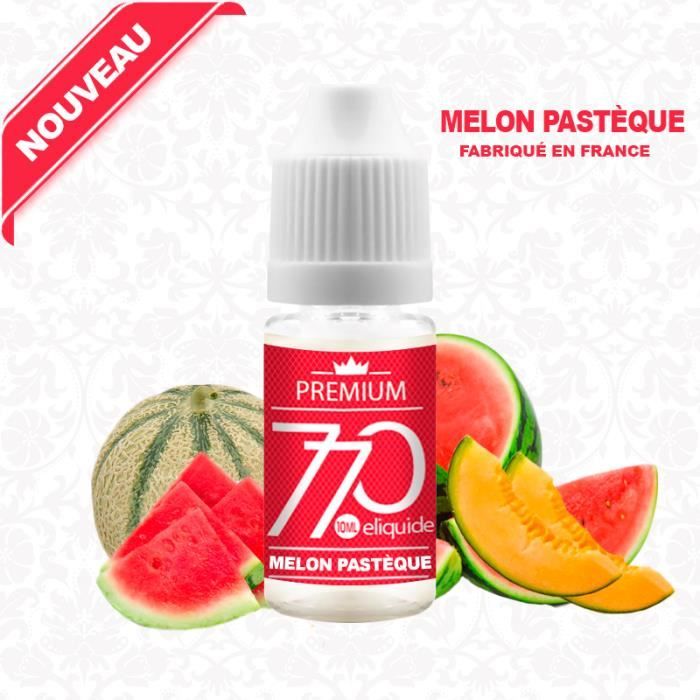 E-LIQUIDE SAVEUR MELON PASTEQUE 10ML EN 3MG DE NICOTINE - ELIQUIDE ...