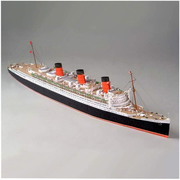 Lllunimon 1-400 RMS Queen Mary Model Kit, British Royal Mail Steamer 3D ...