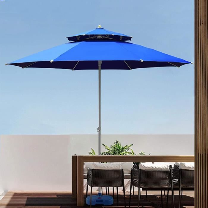 PARASOL Parasol de Table2.5m,3.0m Folding Parasol pour Plage Jardin ...