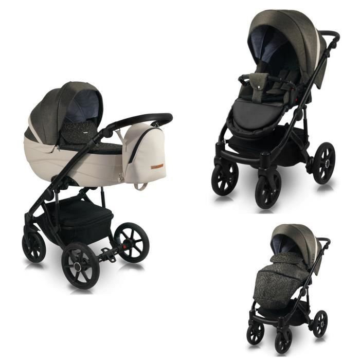 Poussette 3 en 1 siège auto pour bébé et sélection Isofix Ideal by ...