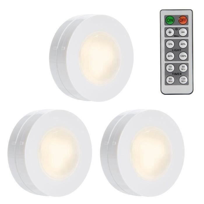 Lumières de rondelle LED, lumières de cabinet, éclairage super lumineux ...