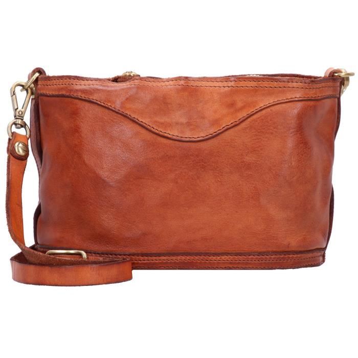 Campomaggi Sac bandoulière cuir 27 cm cognac C029220ND-X0001-C0001 ...