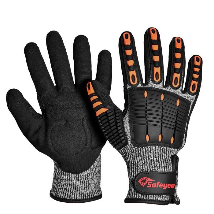Gants Anti-Coupure, Protection 5 Niveaux, Anti-Collision, Amortissant ...