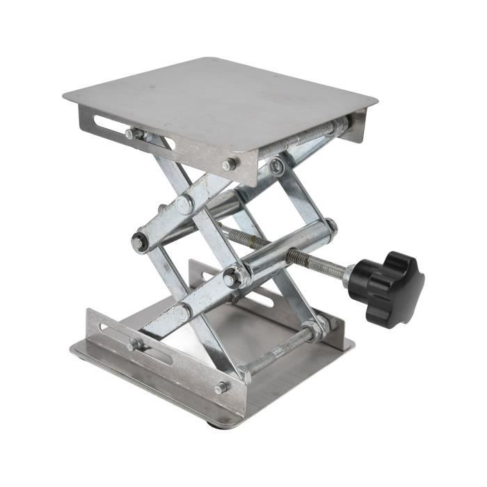 Cikonielf Plateforme de levage réglable Table élévatrice en acier ...