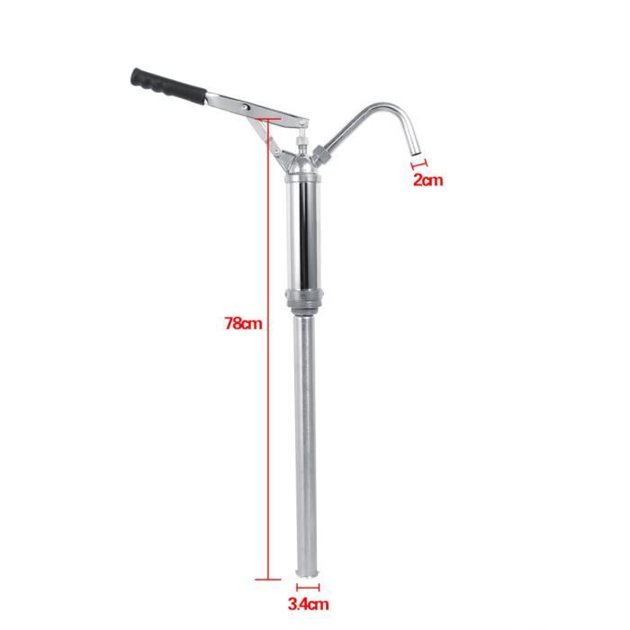 Pompe à baril à levier - DILWE - 20L/min - Tube télescopique - Buse ...