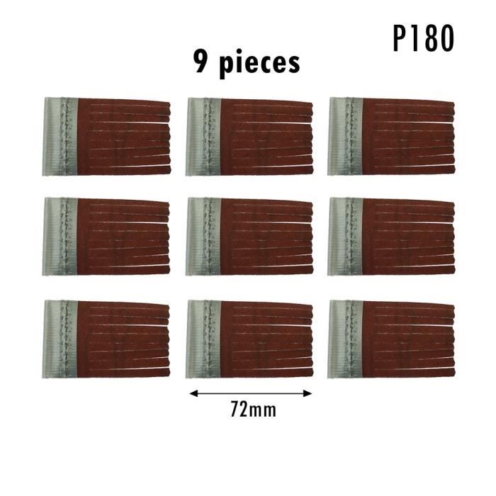 DISQUE DE MEULEUSE,Sandpaper P180 Roue de brosse de polissage 6 fil ...