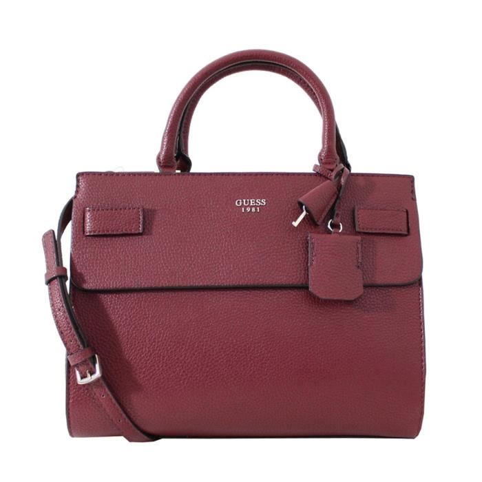 Sac à main Guess Cate - VG621606 - Bordeau Rouge Bordeau - Cdiscount ...