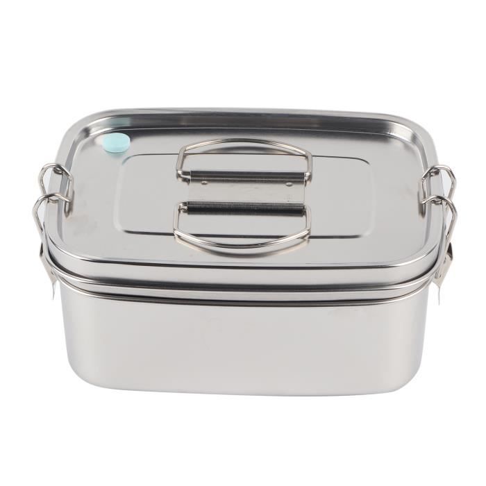 Lunch Box 1.5L 2 couches Récipient pour aliments Portable étanche 304 ...