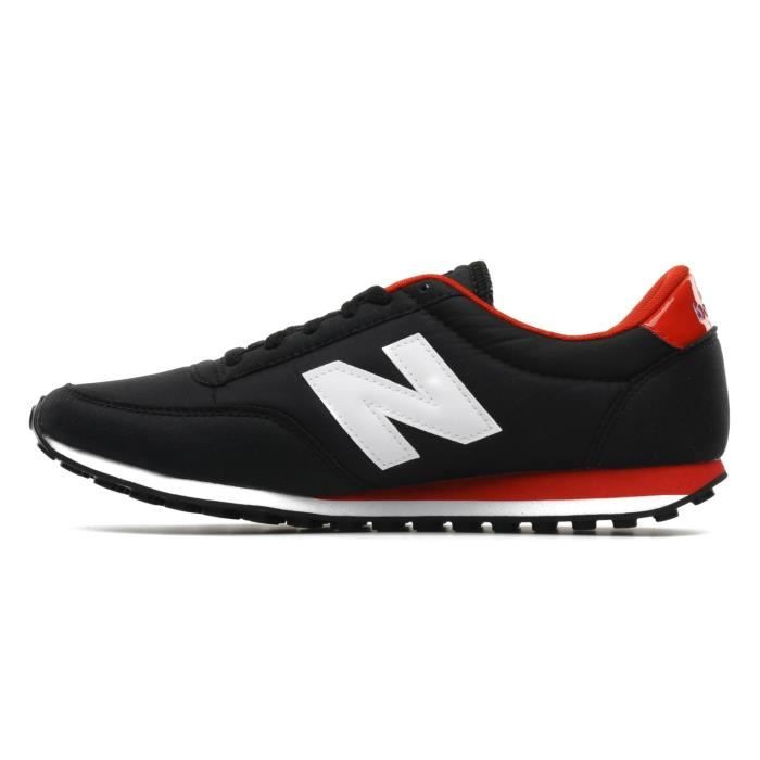 BASKET NEW BALANCE U410 NOIR ET ROUGE MODELE HOMME NEUVE Noir ...
