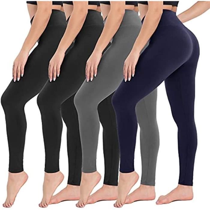 Jeans Leggings pour leggings de contrôle du ventre taille haute leggings de gymnastique doux au ...