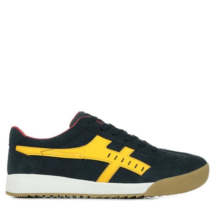 Baskets Skechers Zinger Manchego Navy yellow - Cdiscount Chaussures