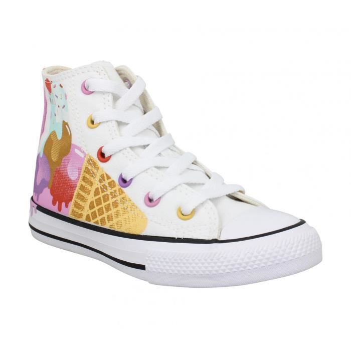 CONVERSE Baskets Chuck Taylor All Star Hi Sweet Ivory Enfants - 013740 ...
