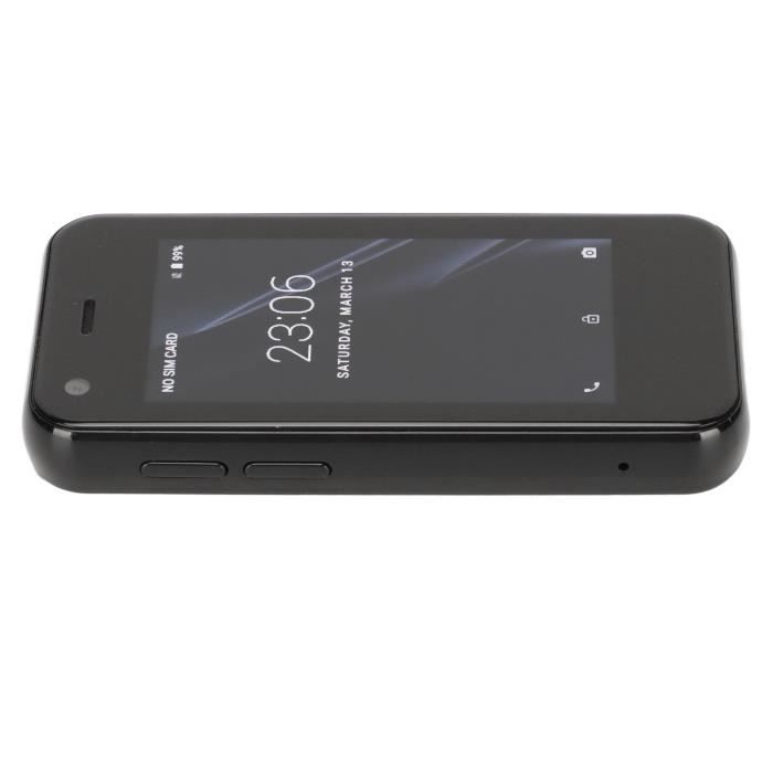 Qiilu Téléphone Mobile XS11 Mini 2.5 pouces WiFi GPS 1 Go 8 Go Quad ...
