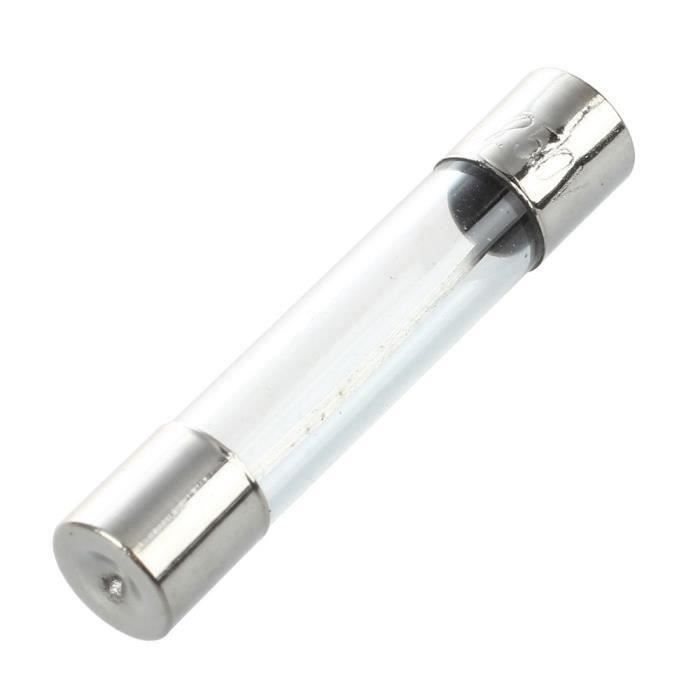 10 pcs Fusibles en tube de verre a soufflage rapide 6x30mm 250V 5A,CM01282 - Cdiscount Auto