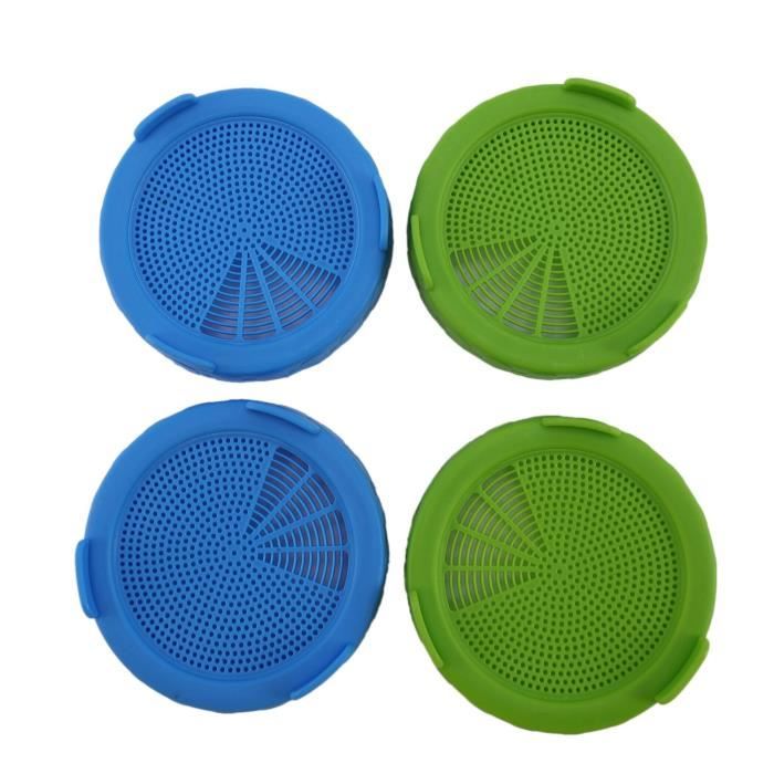 4Pcs Germination Couvercles de Qualité Alimentaire Sprout Mesh Kit ...