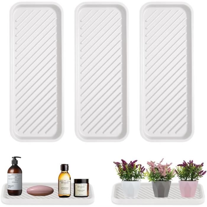 3Pcs Porte Eponge Silicone Blanc Porte Savon Cuisine Evier Rangement ...