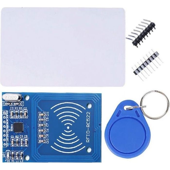 RFID Lecteur Module RF Capteur de carte IC Capteur MFRC-522 avec porte ...