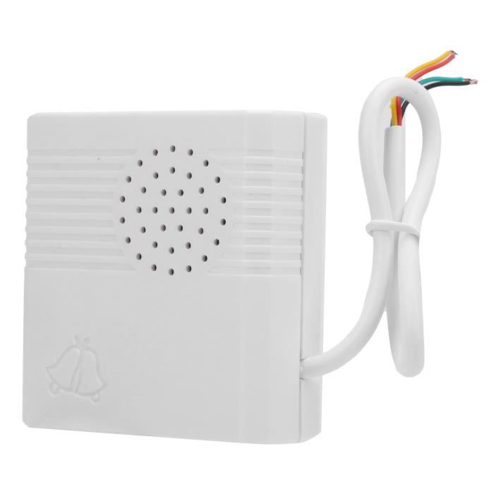 ZJCHAO Sonnette de porte filaire Sonnette Filaire, Sonnerie Forte ABS ...