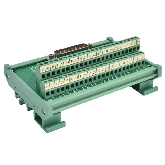 Bornier de transfert DR44‑G7 Terminal mâle Module PCB Bornier mâle DC ...