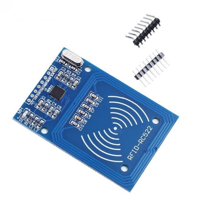 RFID Lecteur Module RF Capteur de carte IC Capteur MFRC-522 avec porte ...