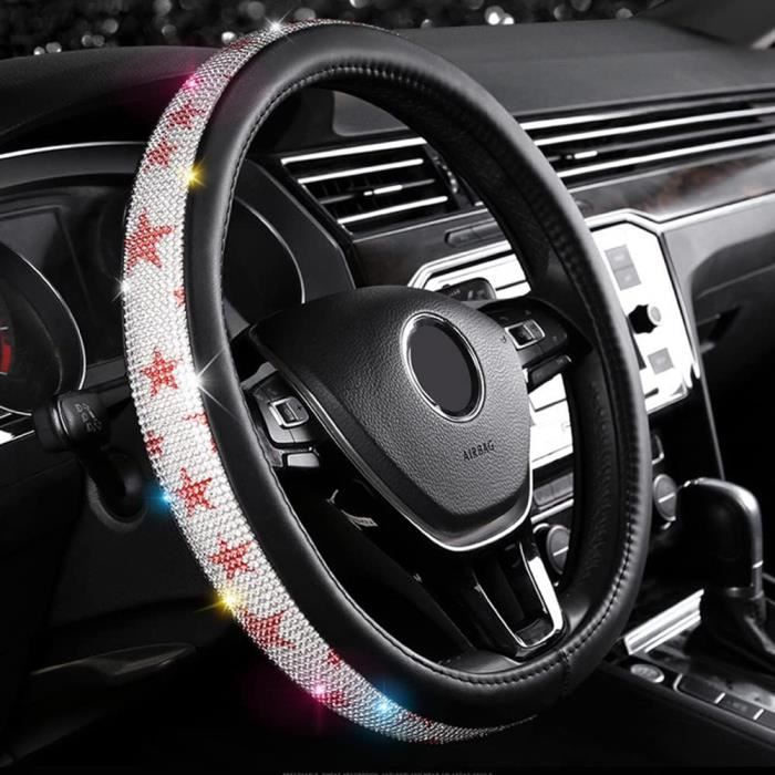 Housse Pour Volant De Voiture, 38Cm Diamètre Couverture De Volant Voiture Universel Couvre ...