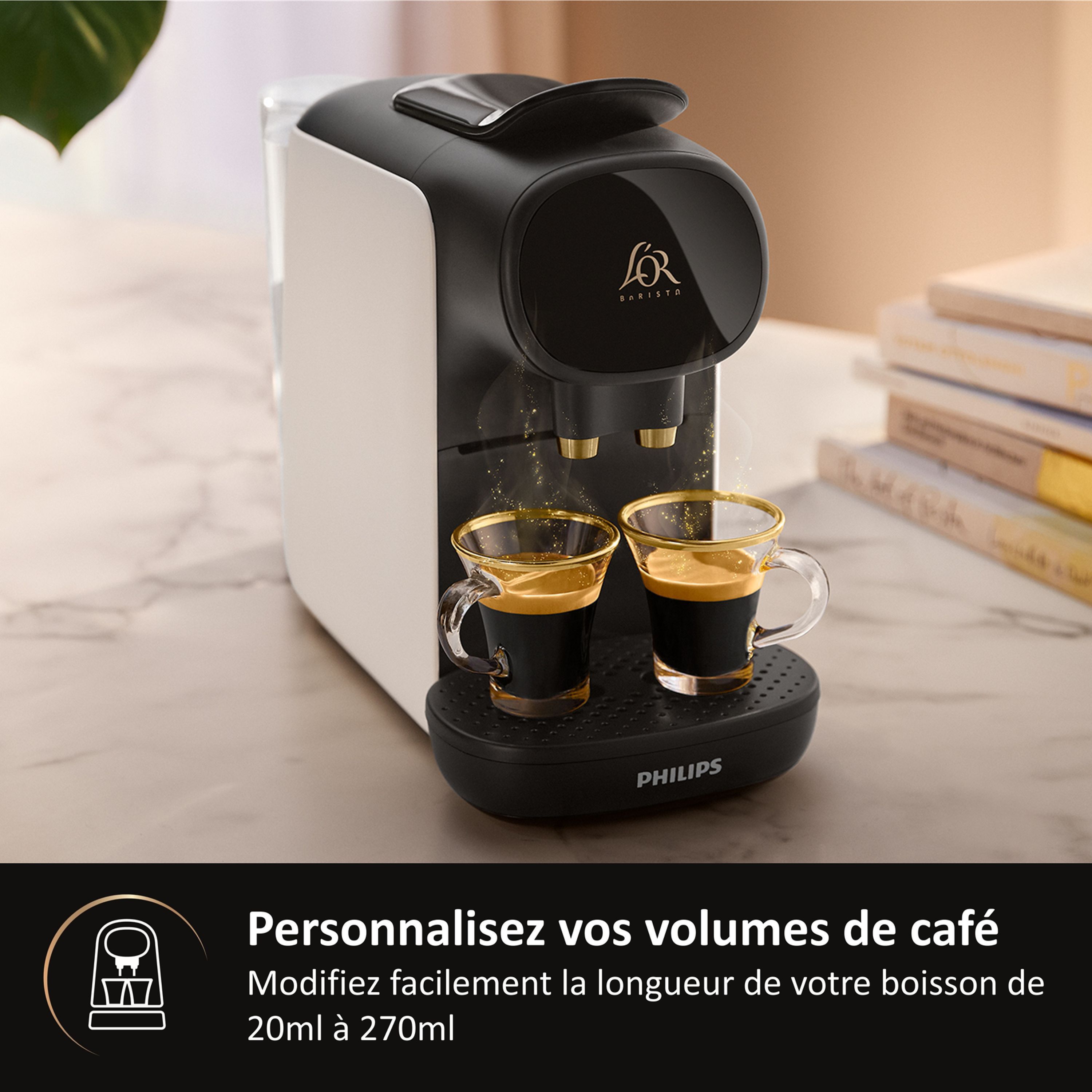 Cafetière à capsules - PHILIPS - L'OR BARISTA - LM9012/00 - Sublime ...