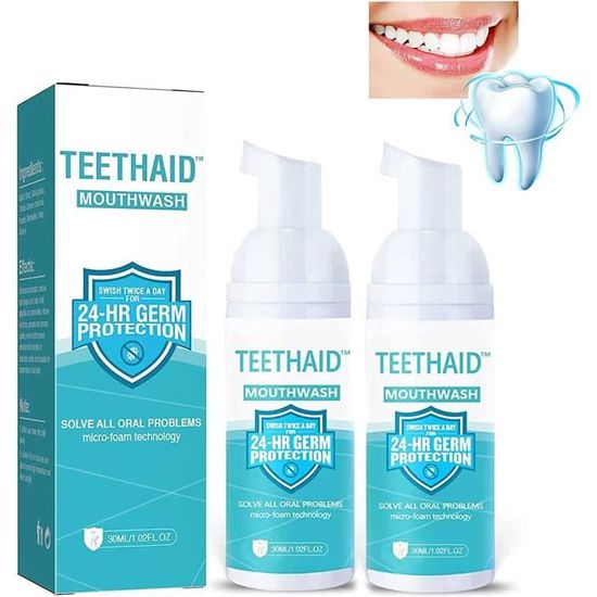 Upgrade Teethaid Mouthwash 2023 New Teethaid Mundwasser Teeth Whitening ...