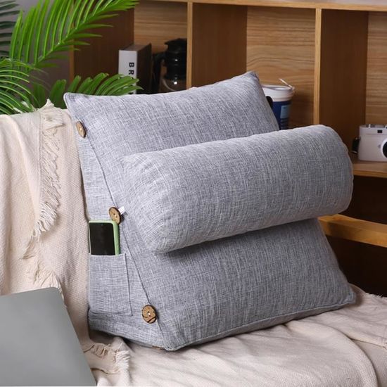 Royal-K 60cm Coussin de Lecture Triangulaire Réglable Multifonction ...