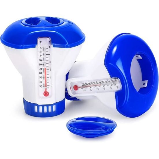 2Pcs Distributeur Flottant pour Piscine,Diffuseur Chlore Piscine avec ...