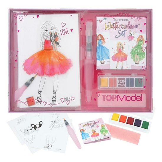 Jouet - DEPESCHE - TOPModel aquarelle - Multicolore - Blanc - Enfant ...