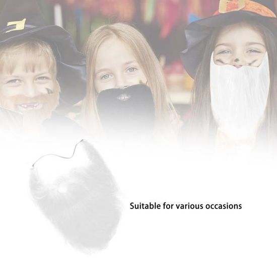 SEC Fafeicy Fausse barbe blanche Fête Fausse Barbe Fausse Barbe Du ...