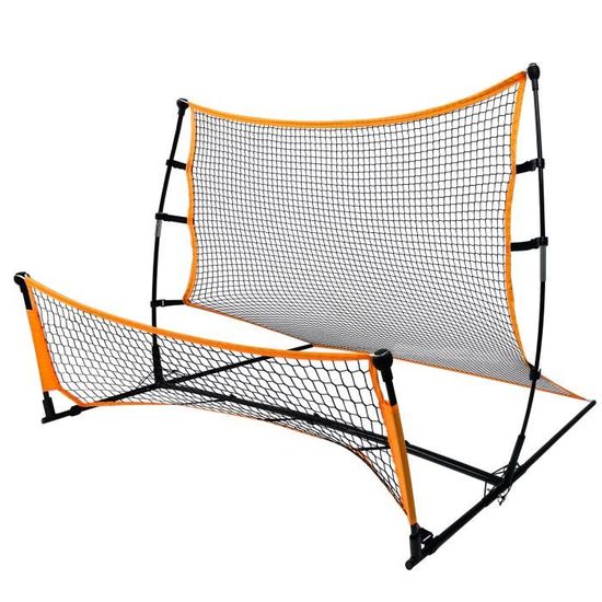UISEBRT 180x90x120 cm Filet de rebond 2 en 1, Pliable Filet de rebond ...
