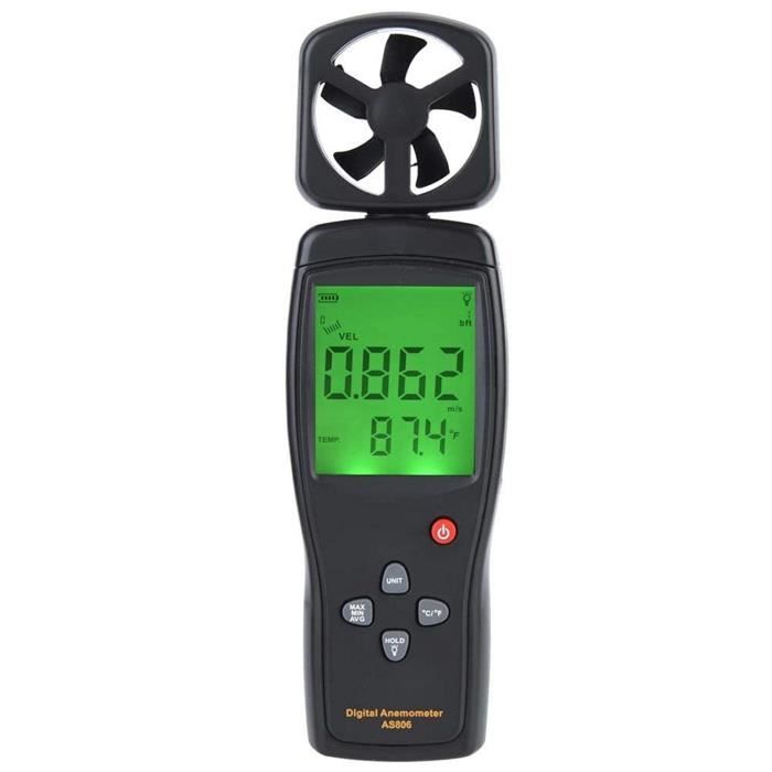 Anémomètre Portable BT-866A - Anémomètre Numérique Portatif 0 30 M-s ...