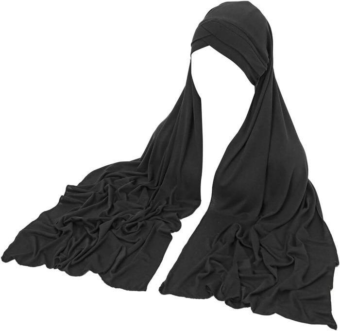 Hijab Foulard Pour Femme Hijab Musulman Hijab À Enfiler Avec Bonnet ...