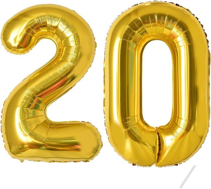 Ballons Anniversaire 50 Or 100cm Ballon Chiffre 50 Numéro 50 - Happy ...