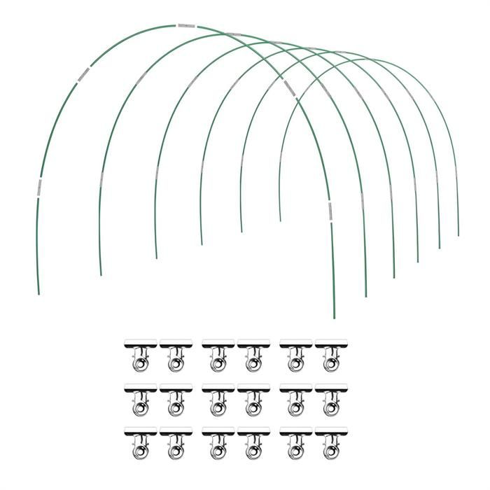 36 PièCes de Cerceaux de Serre pour Tunnel de Culture, 6 Ensembles de ...