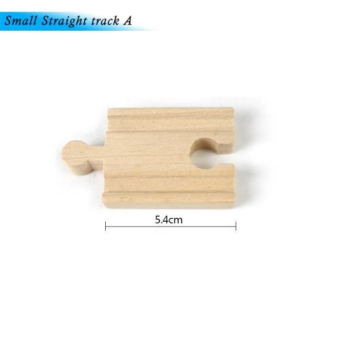 Couleur Petite piste A Ensemble de rails de Train en bois de hêtre pour ...