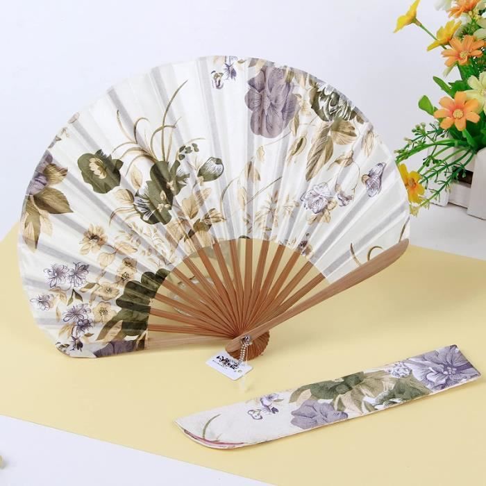 Éventail Artisanal Éventail Pliant D'Été Éventail Japonais En Coquille ...