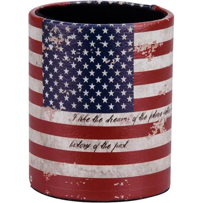 Rétro Pot A Crayon,Original Stylo Multifonction Cylindrique Pot De ...