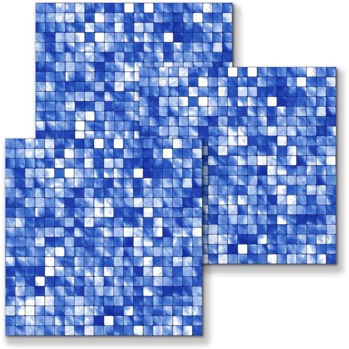 Carrelage Adhesif Mural,10 Autocollants De Carreaux De Mosaïque À La ...