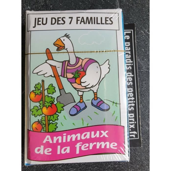 Jeu des 7 familles ,jeu de cartes 7 familles 42 cartes " animaux de la ...