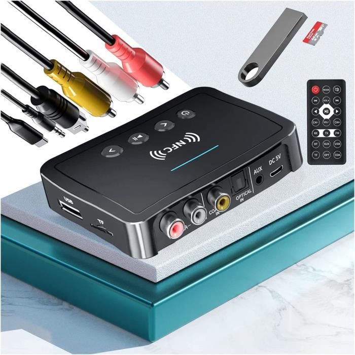 Adaptateur Bluetooth, NFC Clé USB Bluetooth 5.0 Recepteur Bluetooth ...