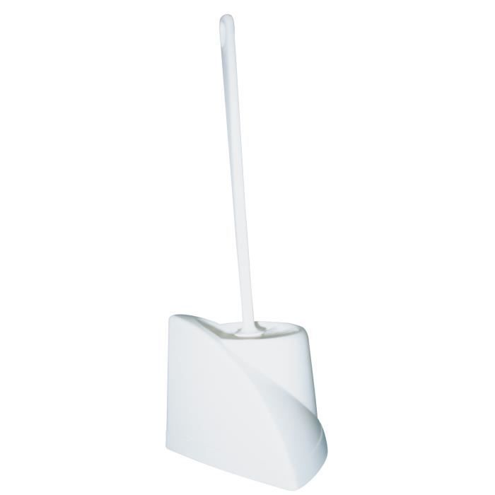 MSV BROSSE WC D'ANGLE SOCLE PLASTIQUE BLANC - Cdiscount Bricolage