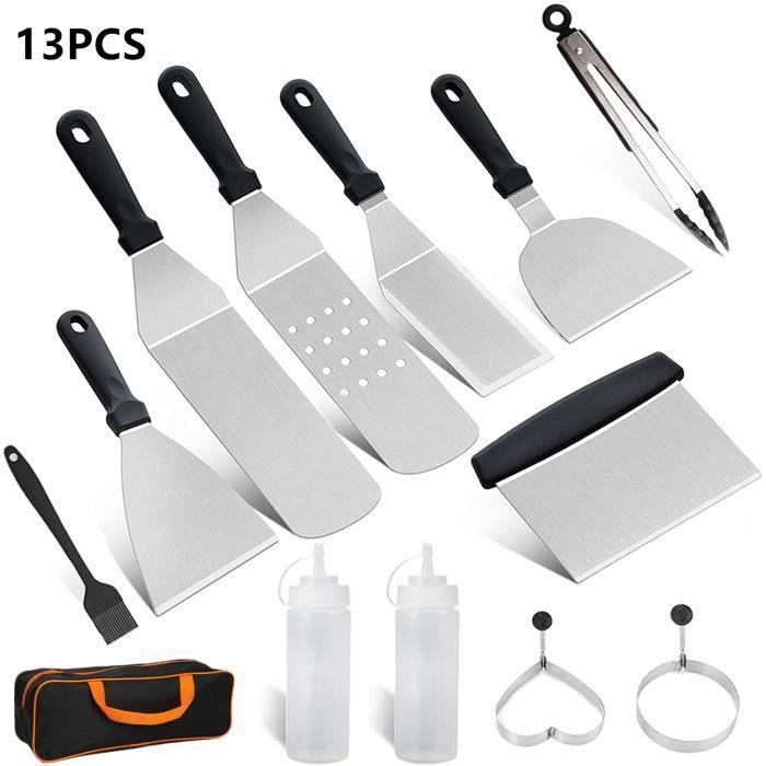 Spatule de Barbecue Ustensiles Set 13Pcs en Acier Inox Ensemble d ...
