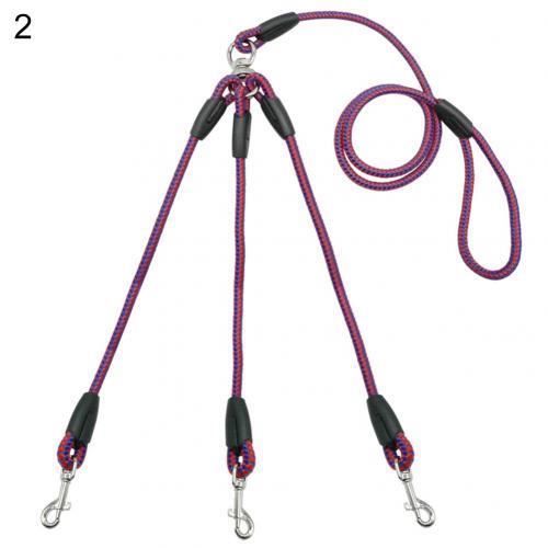 VENTES Nouvelle arrivée Pet Dog 3 Way Nylon Tissé Coupleur Laisse de ...