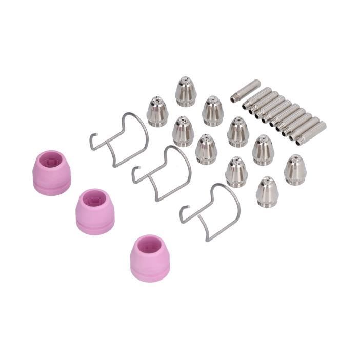 EJ.life électrode de torche de découpe 26 pièces Kit de consommables ...