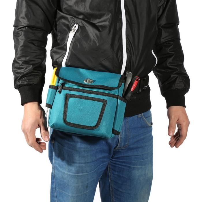 EJ.life sac à outils matériel Sac de taille multifonctionnel en tissu ...