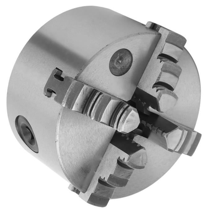 EJ.life Mandrin de tour Mandrin à 4 mors autocentrant Plage de serrage ...