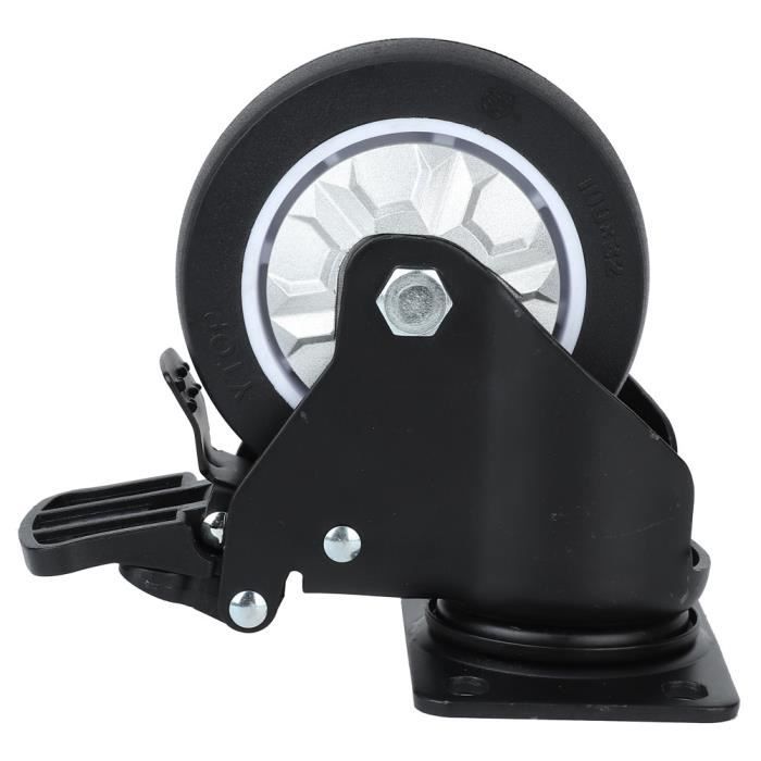 EJ.life roulette 4 pouces Support en acier au manganèse 4 pouces ...